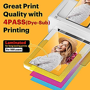 KODAK Dock Plus & Dock Photo Printer Cartridge PHC-80 – Cartridge Refill & Photo Paper- 80 Pack