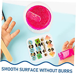 SEWACC 2pcs Hairpin Silicone Mold Resin Tray Molds Silicon Molds Resin Silicone Molds Hair Barrette Molds Hair Clip Accessories Resin Hair Clips Mold Hairpin Molds DIY Craft Mold Simple