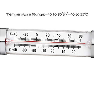 6 Pack Fridge Refrigerator Freezer Thermometer