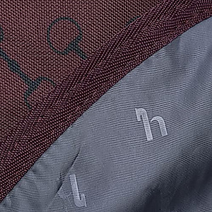 HORZE Avalanche 1200D Ripstop High Neck Medium Weight Waterproof Horse Turnout Blanket (150g Fill) - Red Mahogany Burgundy - 81 in