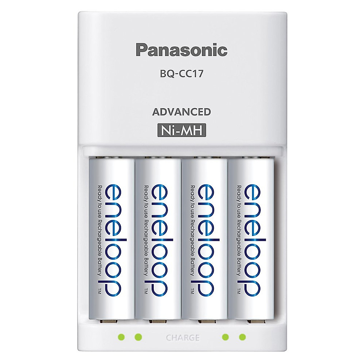 Panasonic K-KJ17MZ104A eneloop Power Pack; 10AA, 4AAA, and Advanced Individual Battery Charger