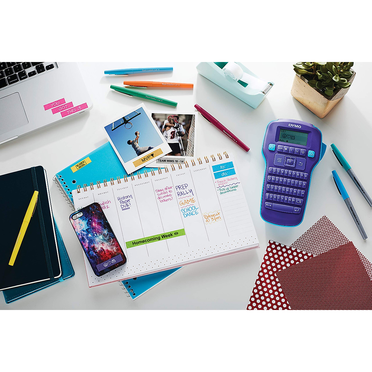 DYMO COLORPOP Color Label Maker, Handheld, Purple