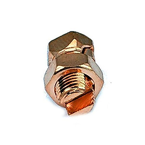 100 pcs Copper High Strength Split Bolt Connectors 4 Ga to 8 Solid UL