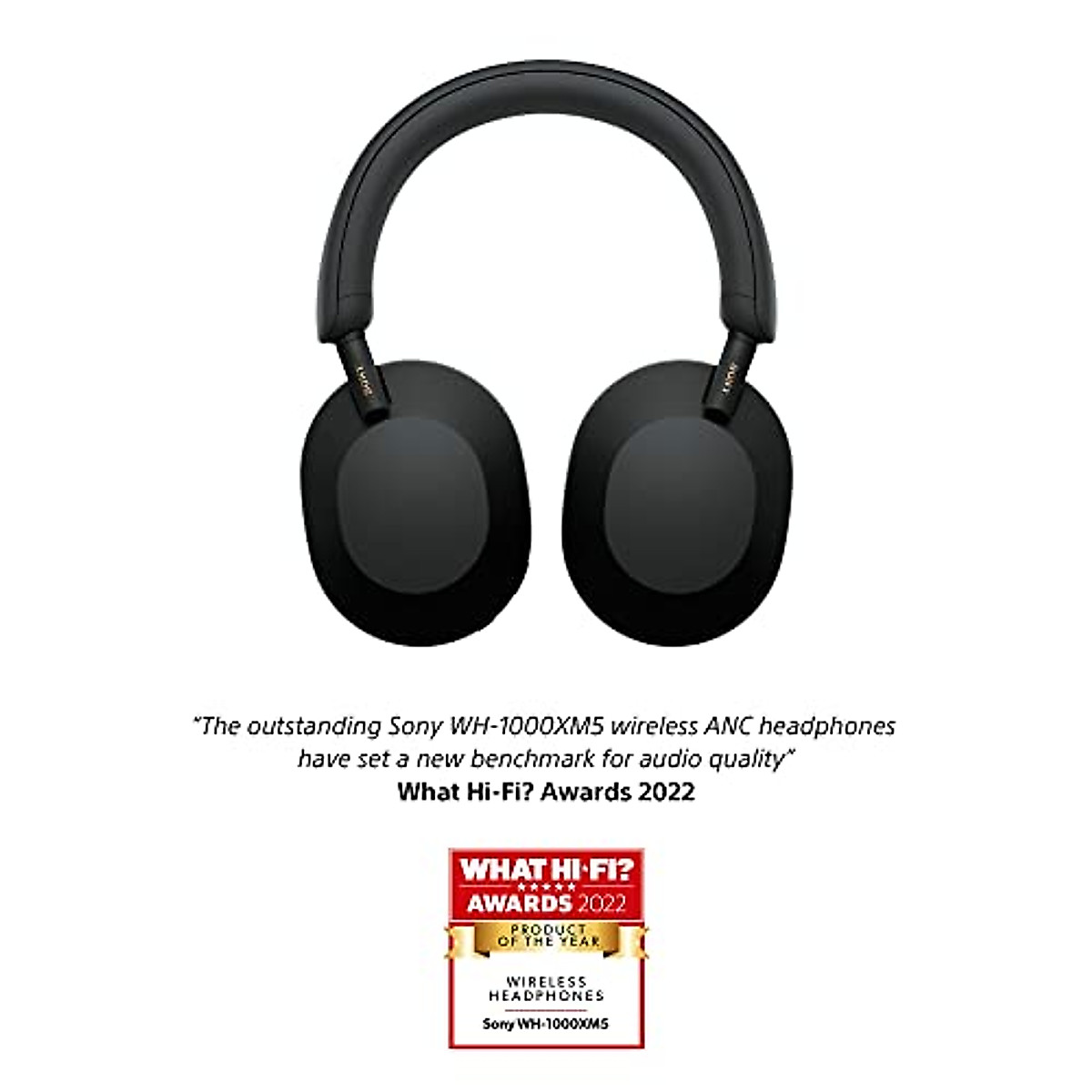 Sony Noise Canceling Wireless Headphones - 30hr Battery Life - Over-Ear Style - Optimized for Alexa and Google Assistant - Built-in mic for Calls - WH-1000XM5B.CE7 - Limited Edition - Charcoal Black