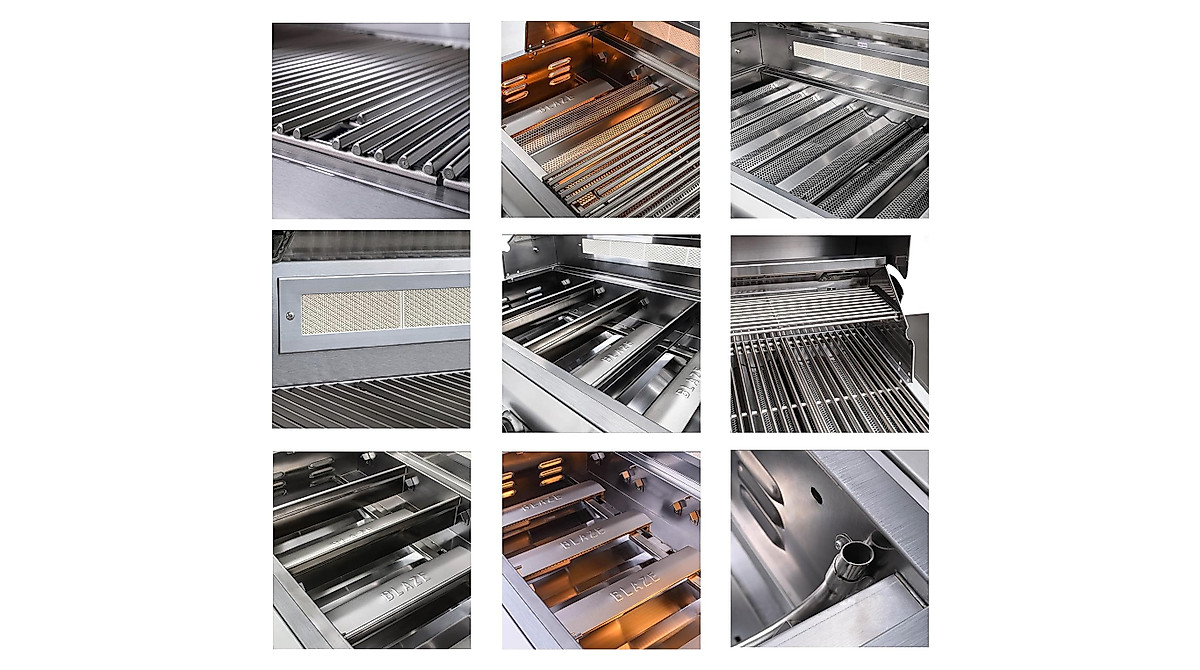 BLAZE BBQ Outdoor Gas Grill Package | Heavy-Duty 32-Inch Grill Set