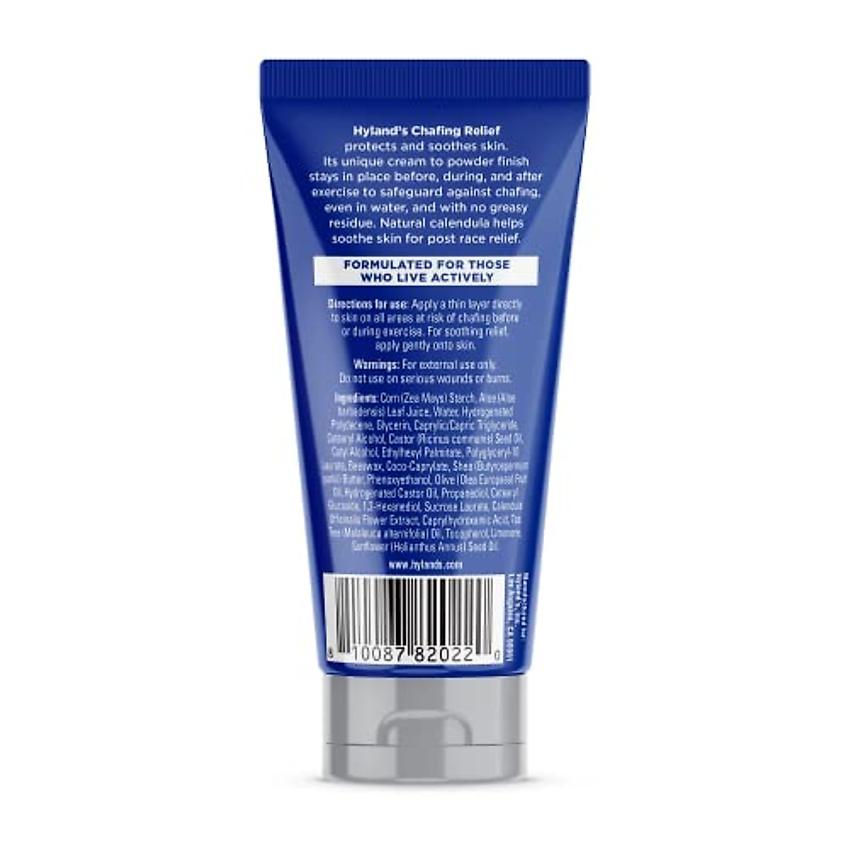 Hyland's Naturals Chafing Relief, Cream to Powder Formula, Anti Chafing Cream - 3 Ounce