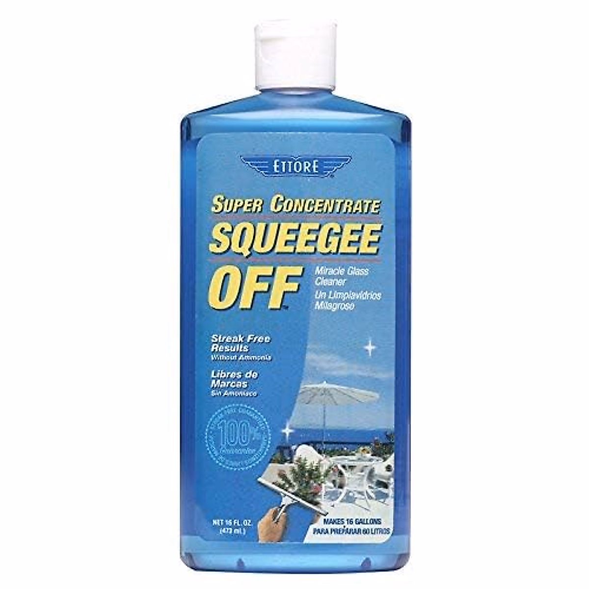 Ettore 30116 Squeegee-Off Window Cleaning Soap, 16 Fl Oz (Pack of 2)