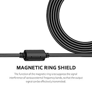 Adhiper Replacement USB Cable Camera Transfer Data Sync Charging Cord 8Pin Compatible with Sony Cybershot DSCH200 DSCH300 DSCW370 DSCW800 DSC-H200 DSC-H300 DSC-W370 DSC-W800 DSC-W830 (1m/Black)