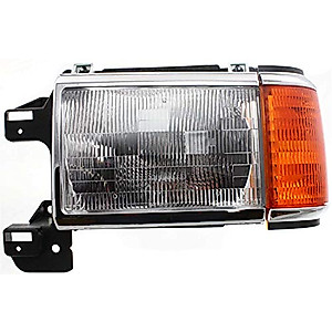 Evan Fischer Driver and Passenger Side Headlight Set of 2 Compatible with 1987-1991 Ford F-150, 1987-1991 F-250, 1987-1991 F-350 & 1987-1991 Bronco - FO2502105, FO2503105