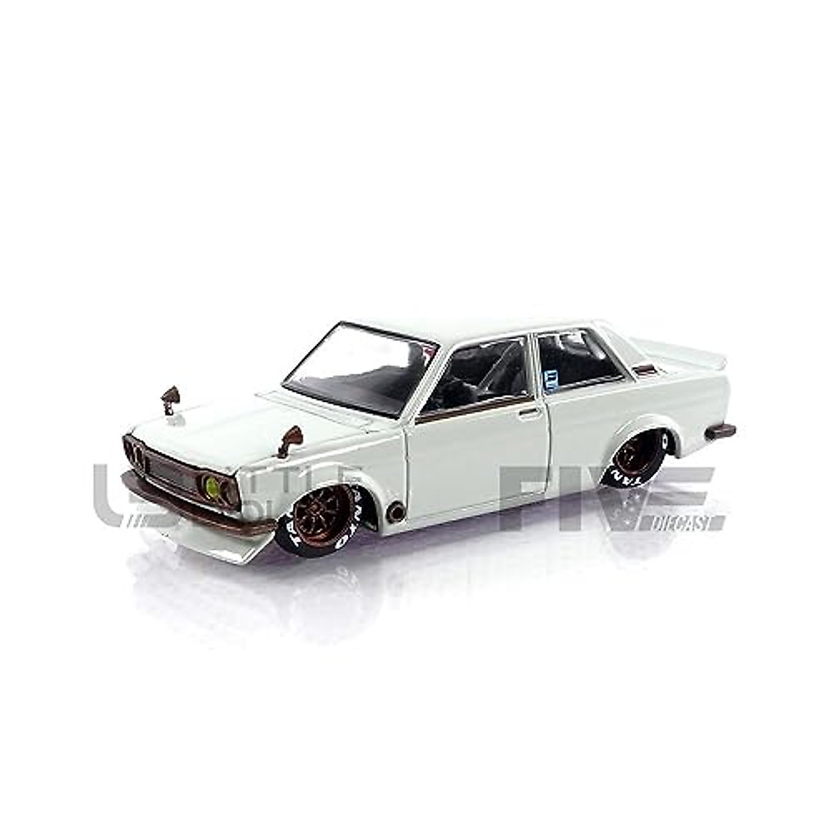 Datsun 510 Street Tanto V1 White (Designed by Jun Imai) Daniel Wu x Kaido House Special 1/64 Diecast Model Car by True Scale Miniatures KHMG041