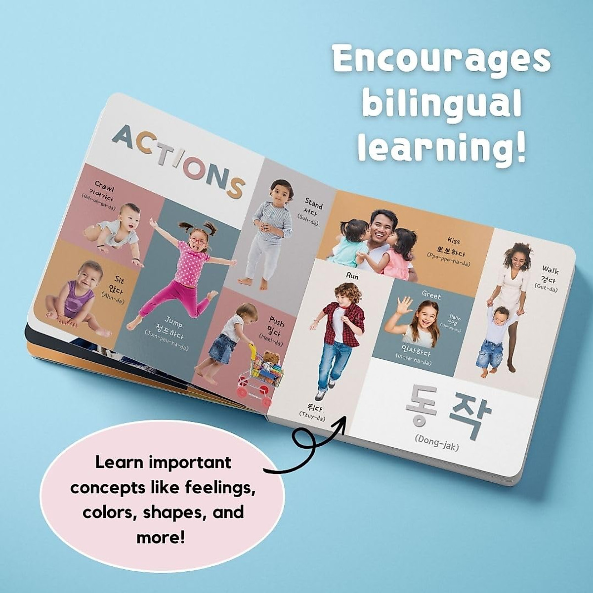 My First Korean Words Series: Korean English Bilingual, Korean Baby Book Kids Books Childrens Books, Korean Book For Kids