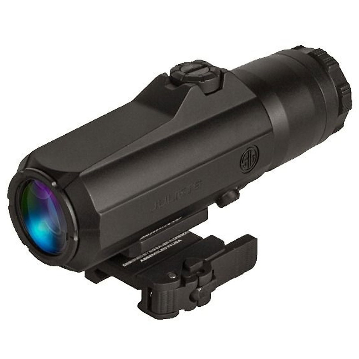 Sig Sauer Juliet6 6x24 mm Compact Durable Lightweight Waterproof Red Dot Sight Magnifier | Powercam Quick Release Mount with Spacers