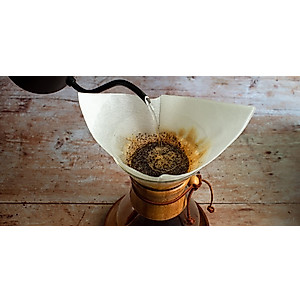Chemex-Compatible Bonded Coffee Filters for Chemex Coffee Maker (100 filters)