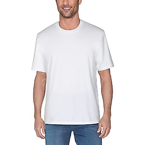 Fruit of the Loom mens Crafted Comfort Legendary Tee (Shrink Resistant, Relaxed Fit) T Shirt, White, Medium US