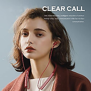 Bluetooth Headphones Neckband Bluetooth Headphones neackband Earbuds with Microphone Neckband Earbuds Noise Cancelling Wireless and Waterproof for Sport