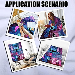 Cartoon Blanket Super Soft Flannel Throw Blanket Warm Comfortable Blanket Gifts for Kids Adults All Season 50"x40"
