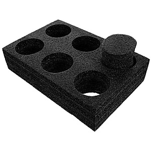 2pcs Milk Tea Cup Holder 6 Cup Foam Holder Takeout Packing Holders Refreshment Tray Pearl Wool Coffee Tray Couch Drink Holder Portable Drink Pearl Cotton Bottle Water Cup re-usable