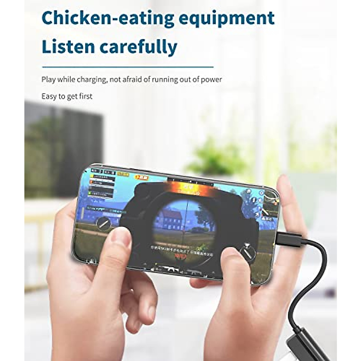 Headphone Adapter Compatible with Lightning to 3.5mm AUX Audio Jack and Charger Dongle Earphone Splitter Compatible for iPhone 11 12 for Ipad Converter power charging connector for Apple MFI Certified