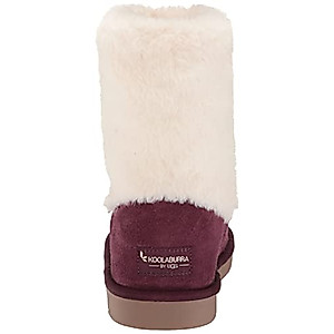 Koolaburra by UGG Unisex-Child Aubrei Short Boot, Plum, 1 Little Kid