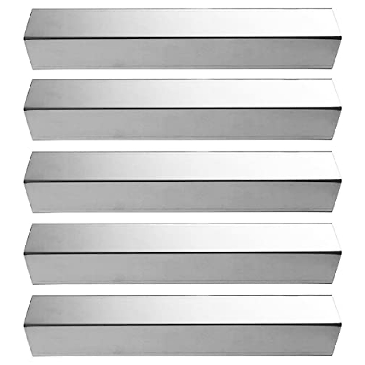 Htanch SN1751 (5-Pack) 16 13/16" Stainless Steel Heat Plate Replacement for Brinkmann Models 810-1750-S, 810-3820-S, 810-3821-S,Members Mark GR2210601-MM-0