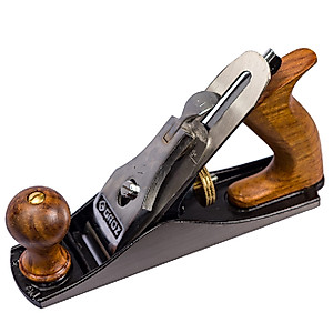 Groz 39701 SP/4 Smoothing Plane #4 50mm Cutter 260mm Length, Adjustable Hand Planer