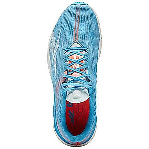 Reebok Women's Floatride Run Fast 3.0 Running Shoe - Color: Radiant Aqua/Orange Flare/White - Size: 8.5 - Width: Regular