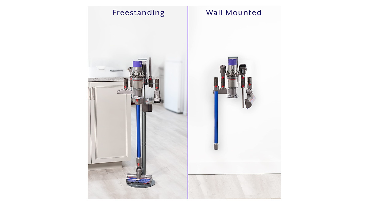 Dyson Vacuum Floor Stand for V6-V15 | Organize & Charge Easily