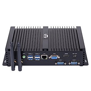 PARTAKER Industrial PC Mini PC Windows/Linux I3 4005U 2 COM 8G RAM 128G SSD I3