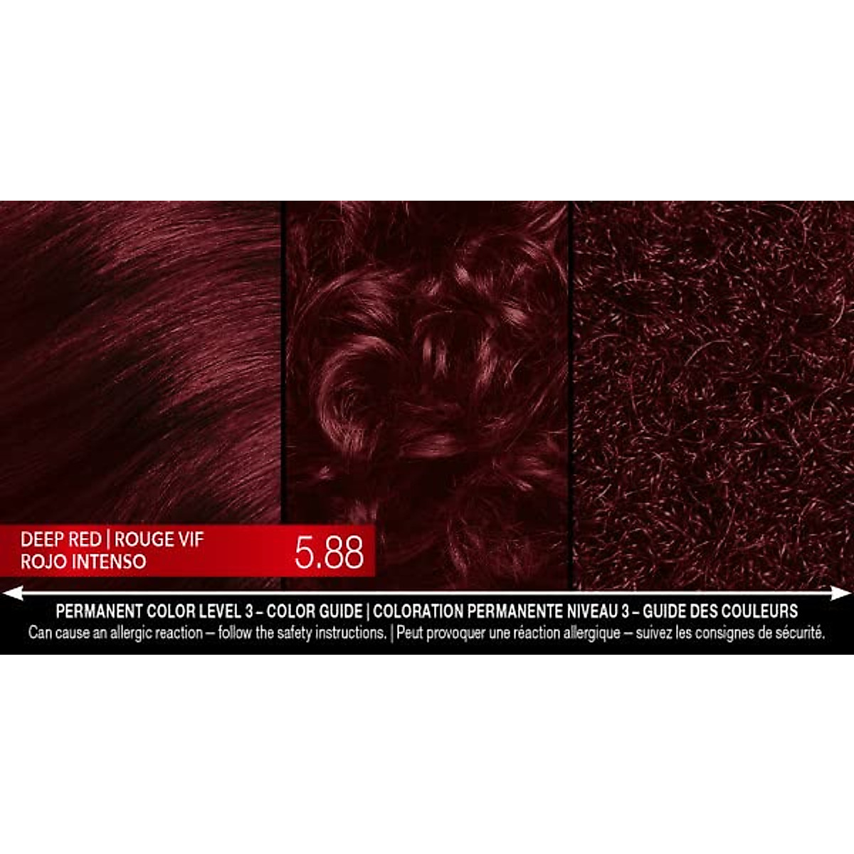 Schwarzkopf Keratin Color Permanent Hair Color Cream, 5.88 Deep Red, 1 Kit