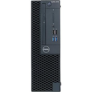Dell OptiPlex 3070 SFF Small Form Factor Desktop - 9th Gen Intel Core i5-9500, 16GB DDR4 Memory, 512GB SSD,USB WiFi, Nvidia Geforce GT730 2gb Video, with 24" LCD Windows 10 Pro (Renewed)