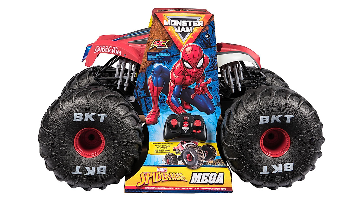 Monster Jam Mega Spider-Man RC Truck: All-Terrain Fun!