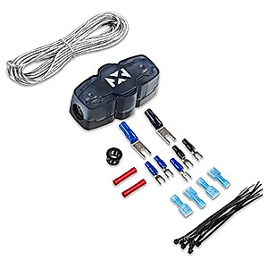 NVX XAPK4 Full Spec 4 Gauge 100% (OFC) Oxygen Free Copper Amplifier Power Wiring Kit with Speaker Wire for Amplifiers up to 1500 Watts