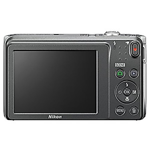 Nikon COOLPIX S3700 Digital Camera with 8x Optical Zoom and Built-In Wi-Fi (Silver)