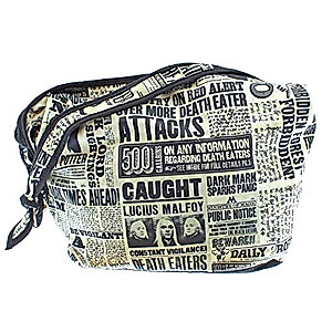 Hobo Handbag Harry Potter Daily Prophet Shoulder Hogwarts Crossbody Bag Purse One Size