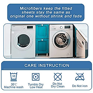 Bedecor Queen Fitted Sheet Only,21 inch Extra Deep Pocket Gray Bottom Bed Sheet, Soft Breathable,Stay in Place,for Pillow Top Mattress Thick Mattress