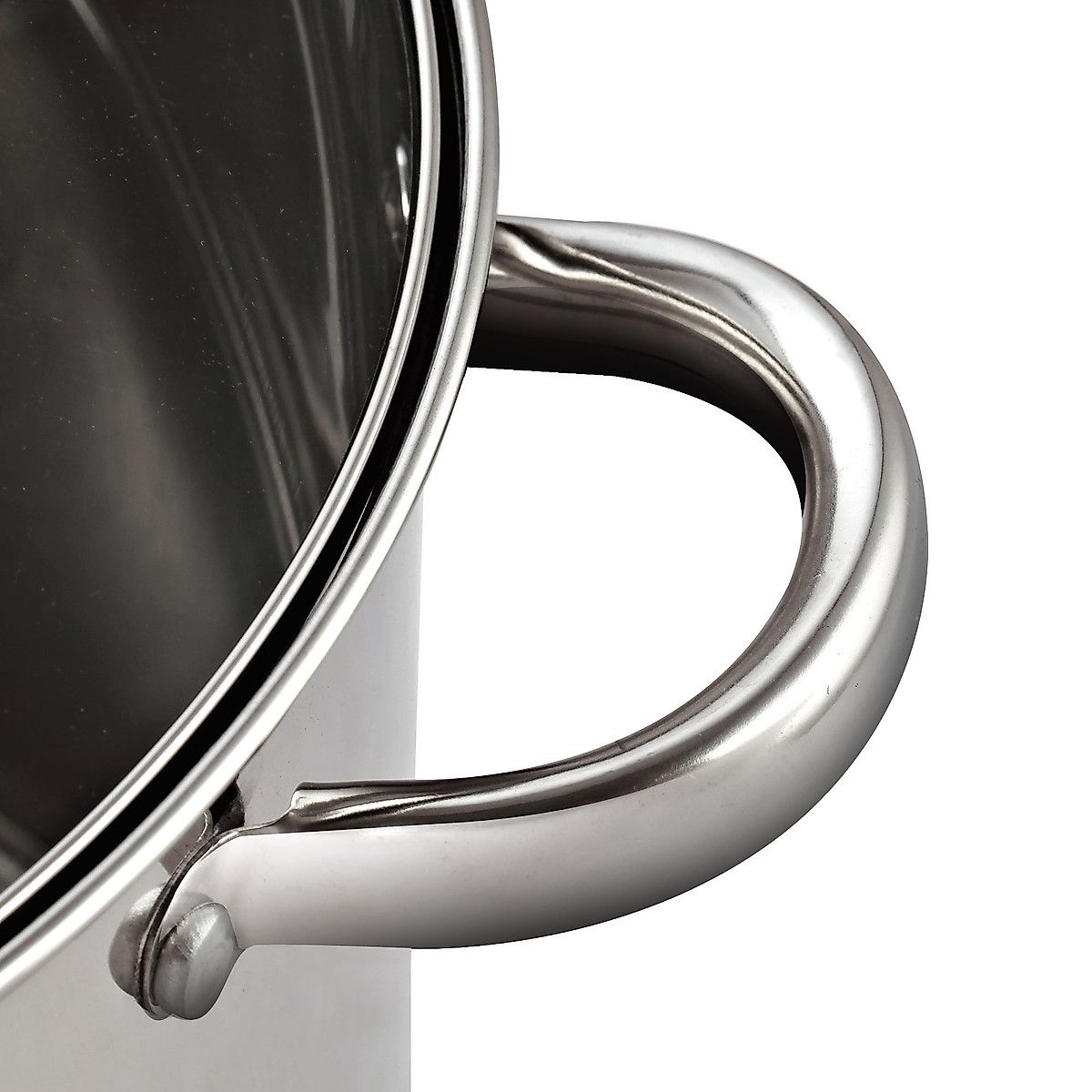 Cook N Home 16 Quart Stockpot with Lid, Stainless Steel and Stockpot Sauce Pot Induction Pot With Lid Professional Stainless Steel 12 Quart