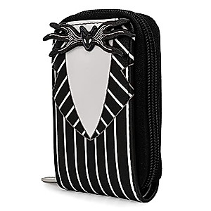 Disney Nightmare Before Christmas Jack Skellington Suit Accordian Wallet