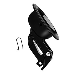 Enoosee Recliner Sofa/Chair Release Oval All-Metal Pull Recliner Handle 3" by 3.5", Fits Ashley, Lazy Boy and Other Manufacturer Brands Chair Release Handle Black