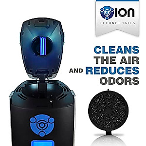 OION Technologies B-1000 Permanent Filter Ionic Air Purifier Pro Ionizer with UV-C, New (Black)