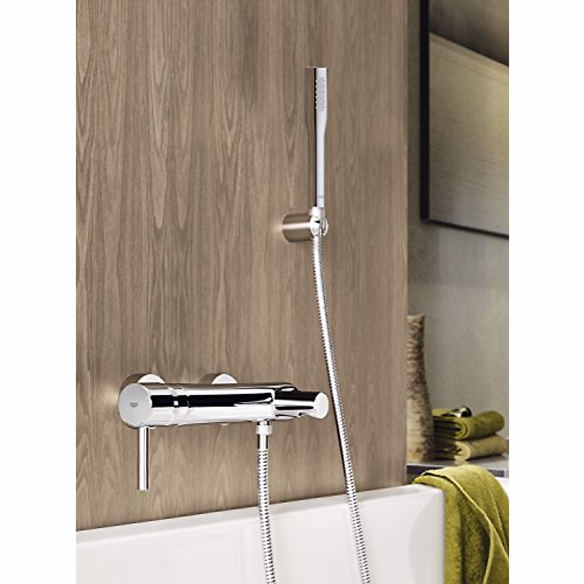 Grohe 27400000 Euphoria Cosmopolitan Stick Hand Shower - 1 Spray, Starlight Chrome
