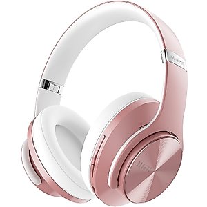 DOQAUS Bluetooth Headphones Over Ear, 90 Hours Playtime Wireless Headphone with 3 EQ Modes, Noise Isolating HiFi Stereo with Deep Bass, Microphone, Soft Earpads for Cellphone/PC