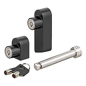CURT 45932 Rebellion XD Tongue and Hitch Lock Set, 2 or 2-1/2-Inch Receiver