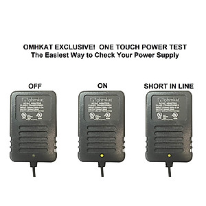 OhmKat Professional Grade Short Protected 24 Volt Power Supply - Compatible with Nest, Ecobee, Honeywell, Smart WiFi Thermostats and Smart Sprinkler Controllers
