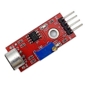 Kiro&Seeu 5PCS Microphone Sensor High Sensitivity Sound Detection Module Compatible with Ar-duino PIC AVR Raspberry Pi 2 3 3B+ 4 Robot Smart Car(S-MD-5P)