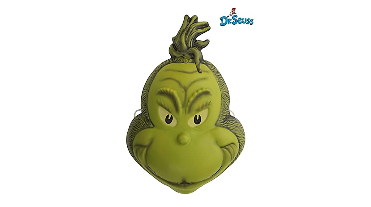 Dr. Seuss Grinch Costume Mask for Kids & Adults