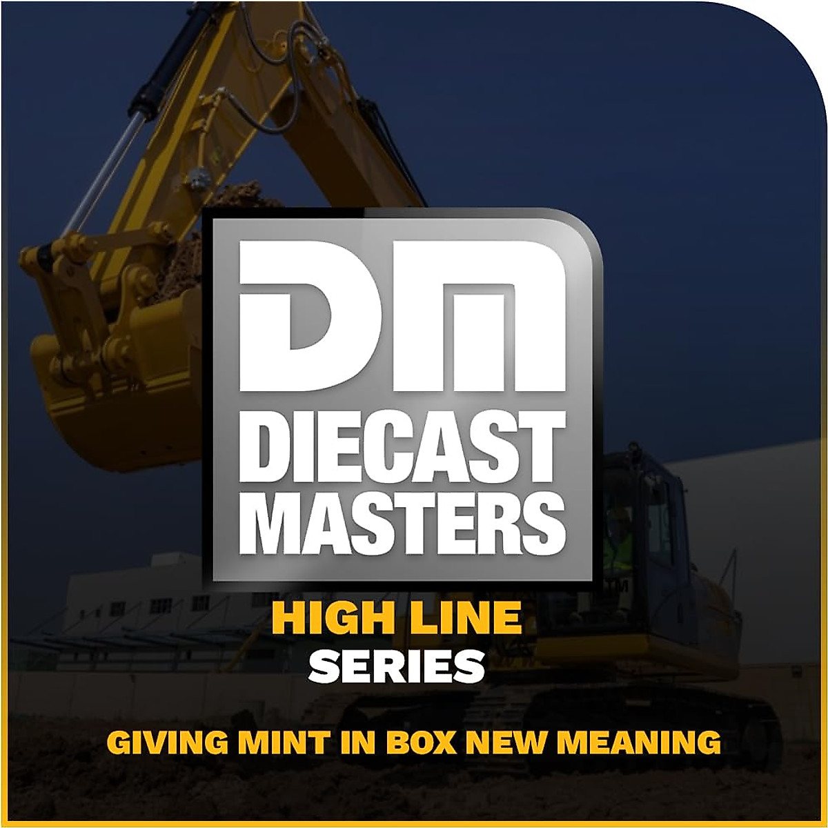 Diecast Masters 1:50 Caterpillar 320 GX Hydraulic Excavator | High Line Series Cat Trucks & Construction Equipment | 1:50 Scale Model Diecast Collectible Model 85674