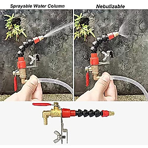 Dust Remover Water Sprayer for Cutting Machine, Cutting Machine Misting System Water Sprayer, Cutting Saw & Grinder Water Attachment for Dust-free Cutting (Choice A)