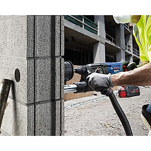 Bosch GBH18V-26DK15-RT 18V EC Brushless Lithium-Ion SDS-Plus Bulldog 1 in. Cordless Rotary Hammer Kit (4 Ah) (Renewed)