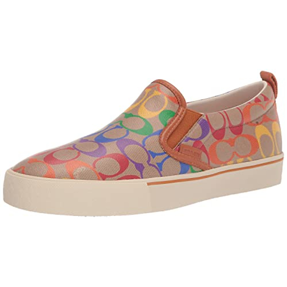 COACH Pride Slip-On Skate Rainbow Signature 10 D (M)