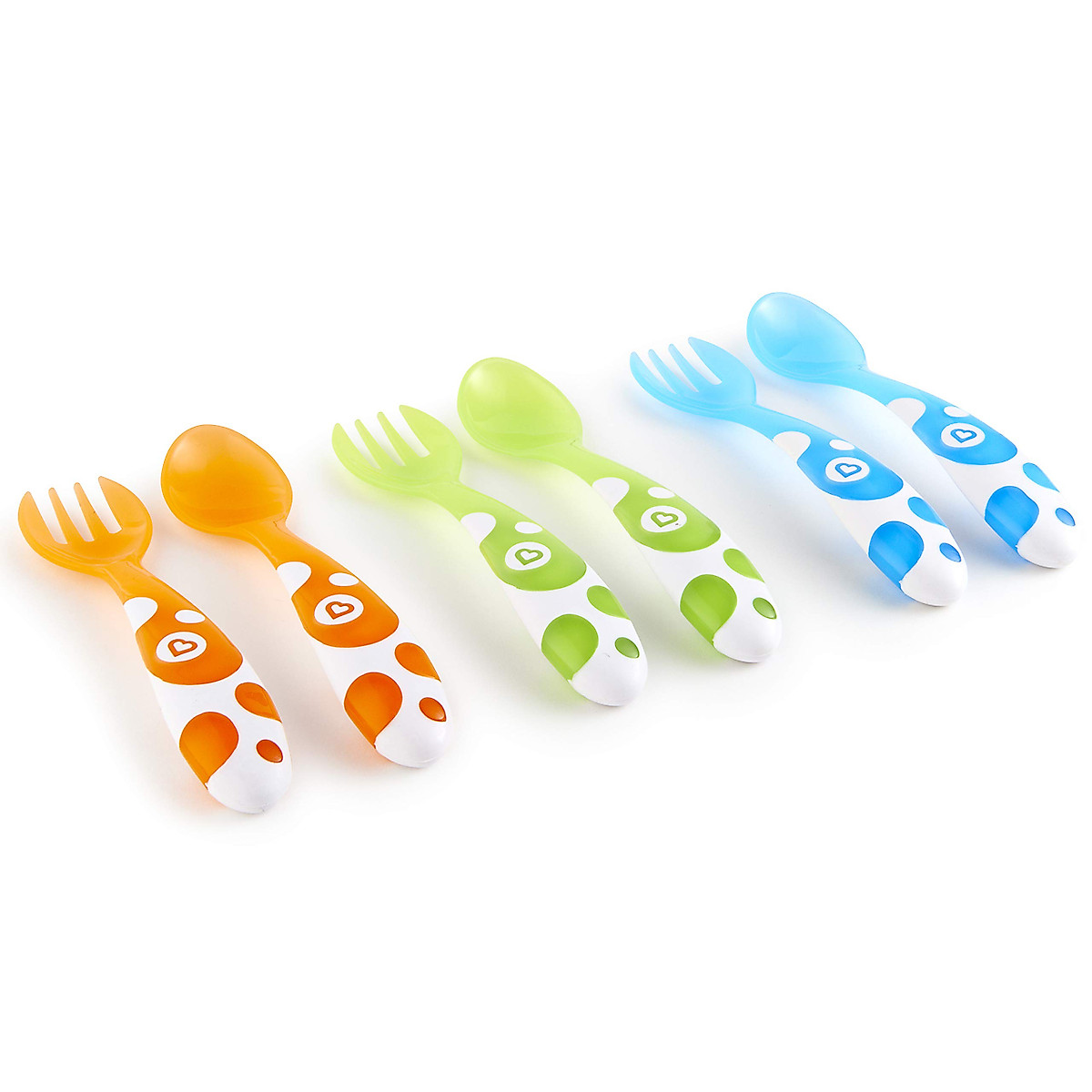 Munchkin Multi Toddler Forks and Spoons, 6 Pack